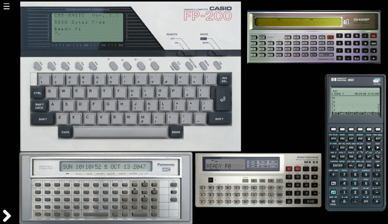 PockEmul – A vintage Pocket Computers and Calculators emulator